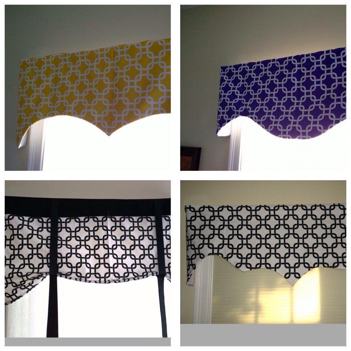 Window Valance Tie up Valance Home Decor Window Decorative - Etsy