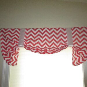 Premier Print Tie up Chevron Valance, Navy , Red, Green, Blue,purple ...