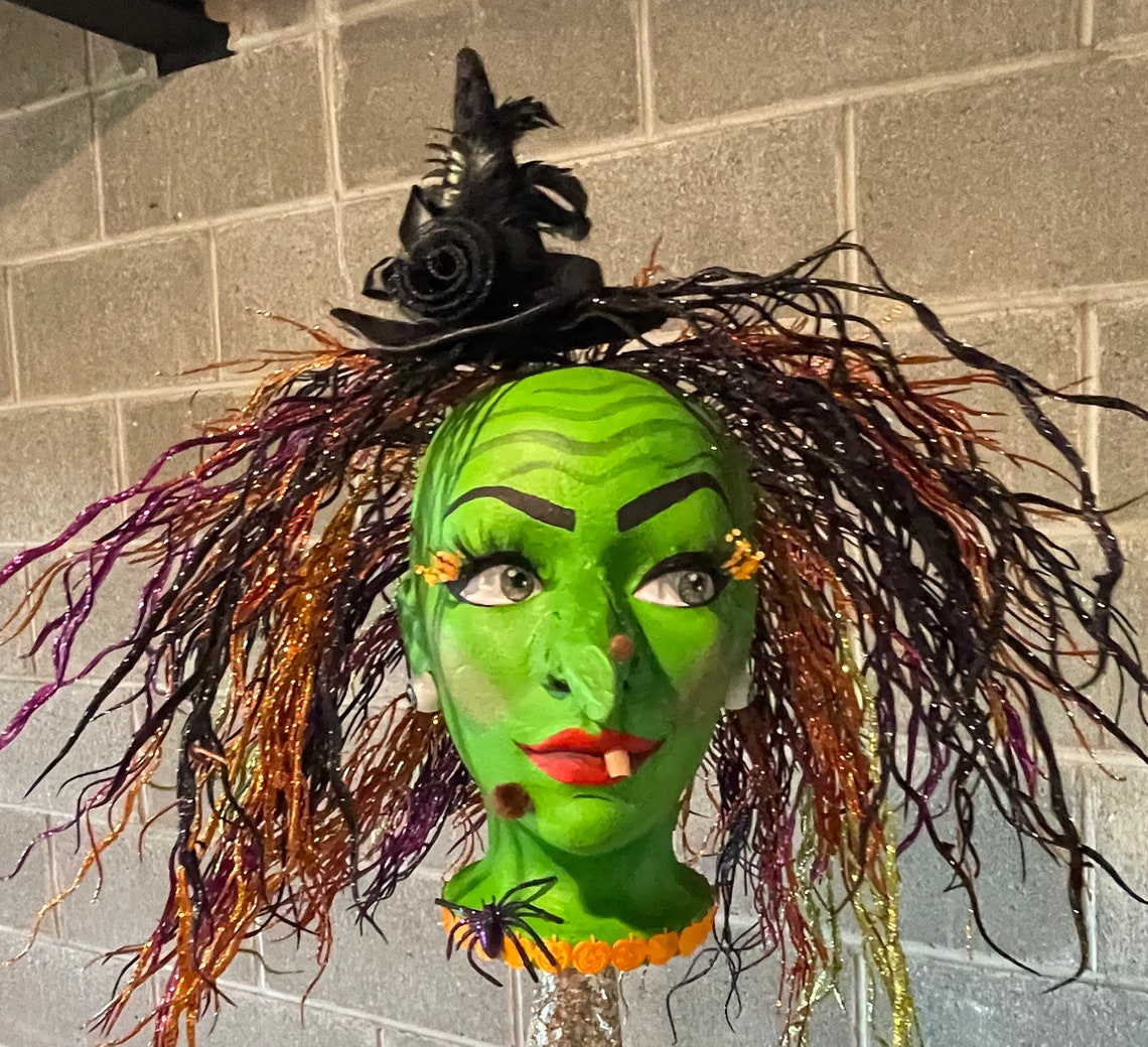 Wicked Witch Head - Etsy