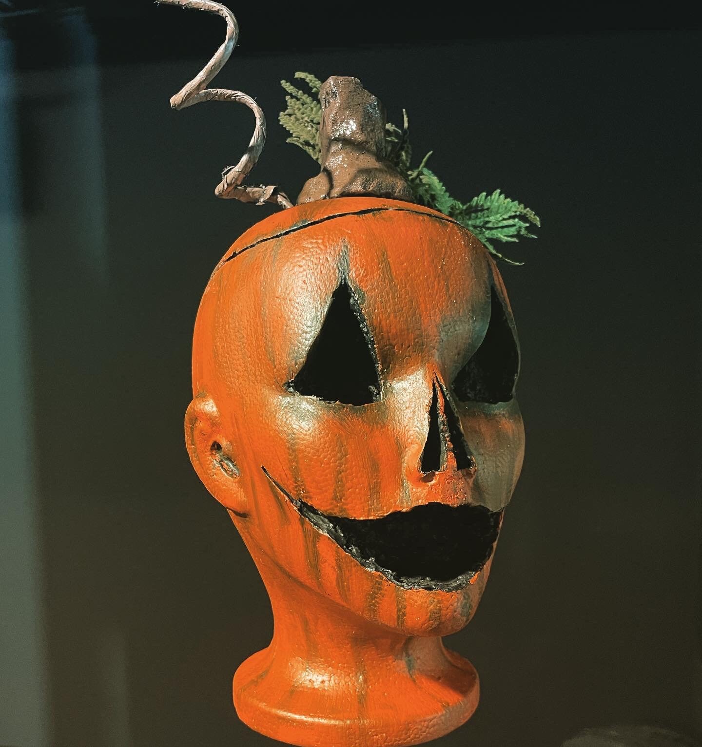 Jack O Lantern Head Etsy