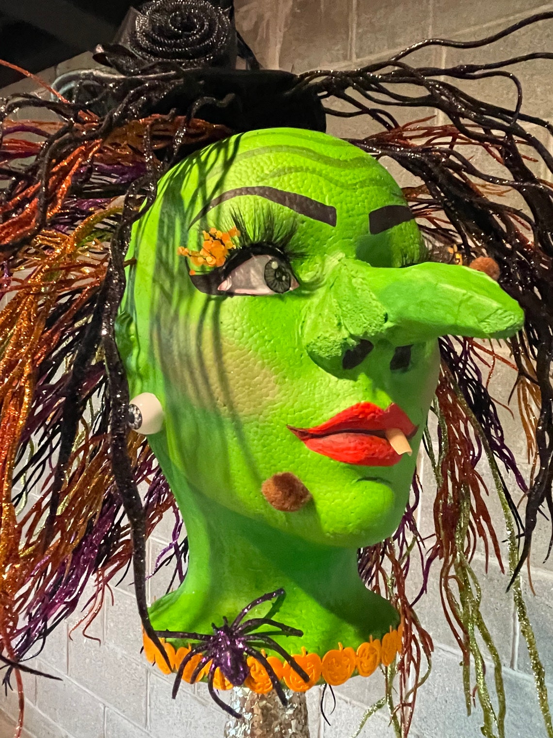 Wicked Witch Head - Etsy
