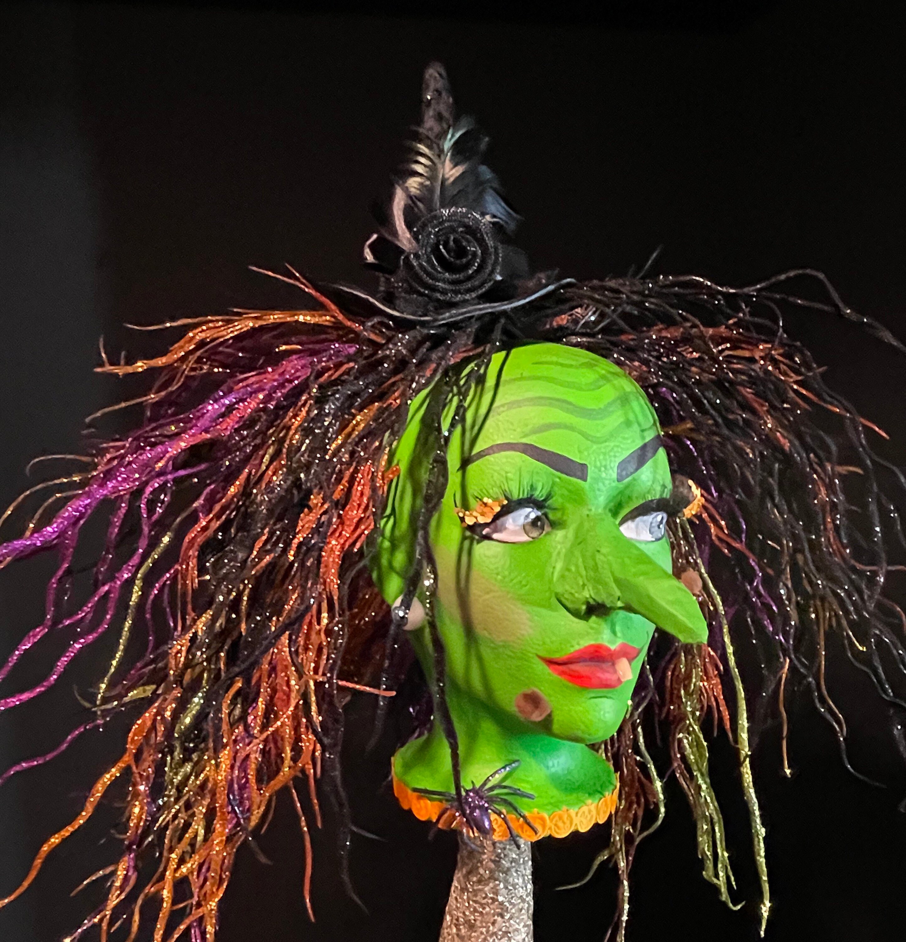 Wicked Witch Head - Etsy