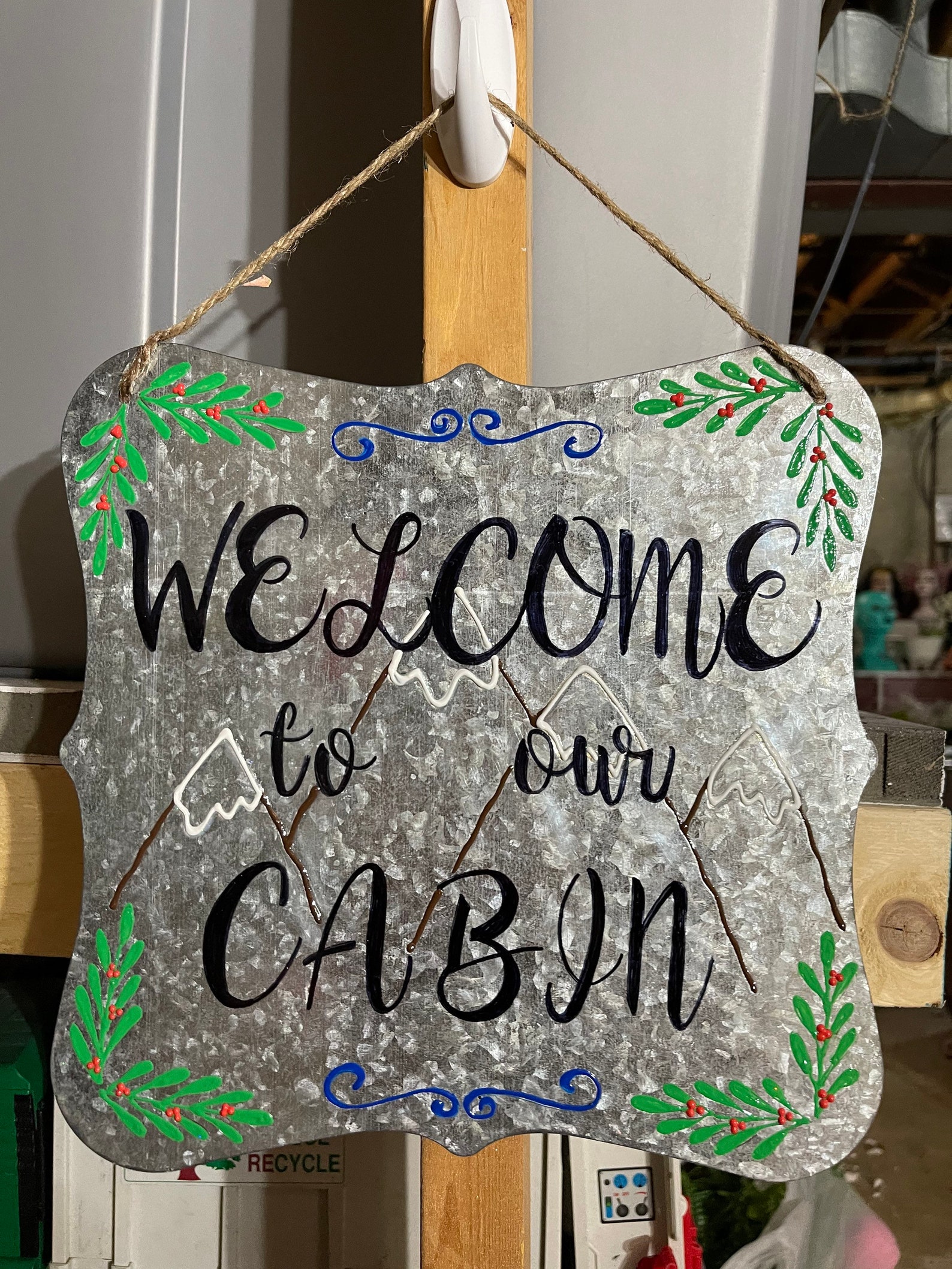 Welcome to Our Cabin Sign - Etsy