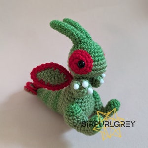Flygon Amigurumi Crochet Pattern - Etsy