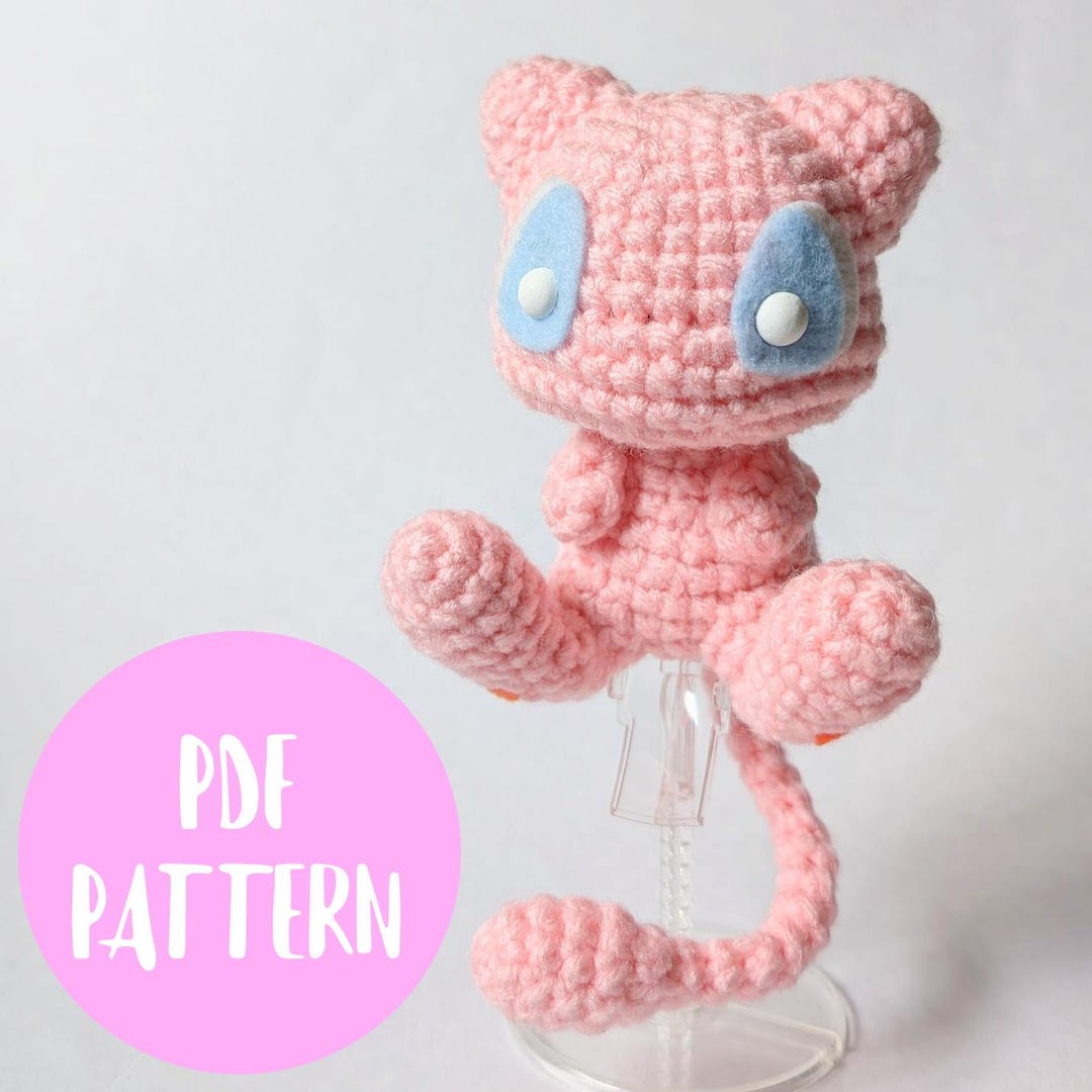 Mew Crochet Amigurumi Pattern - Etsy
