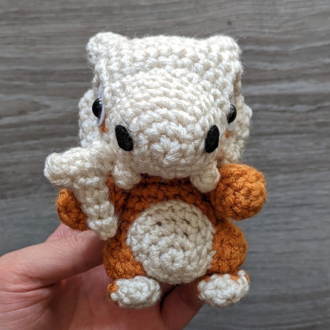 Cubone Pokemon Amigurumi Crochet Pattern - Etsy Canada