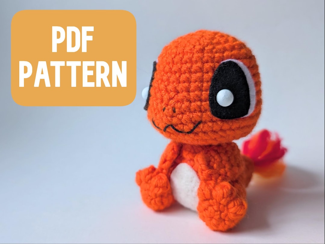 Charmander Crochet Amigurumi Pattern - Etsy