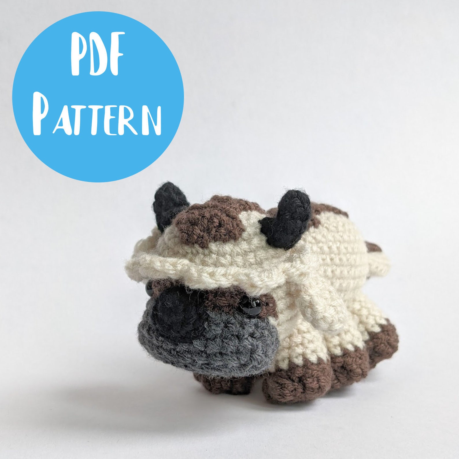 Appa avatar the Last Airbender Amigurumi Crochet Pattern - Etsy