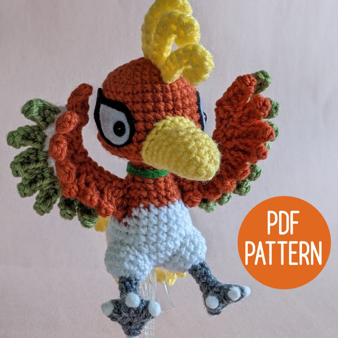 Ho-oh Pokemon Amigurumi Crochet Pattern - Etsy