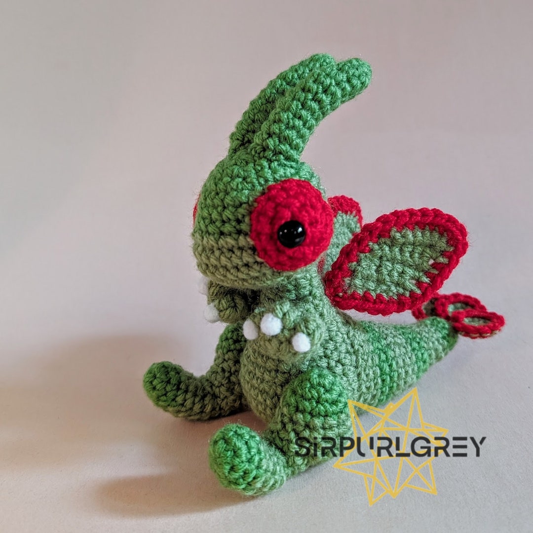Flygon Amigurumi Crochet Pattern - Etsy