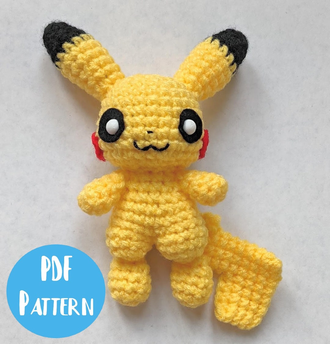 Pikachu Amigurumi Crochet Pattern - Etsy