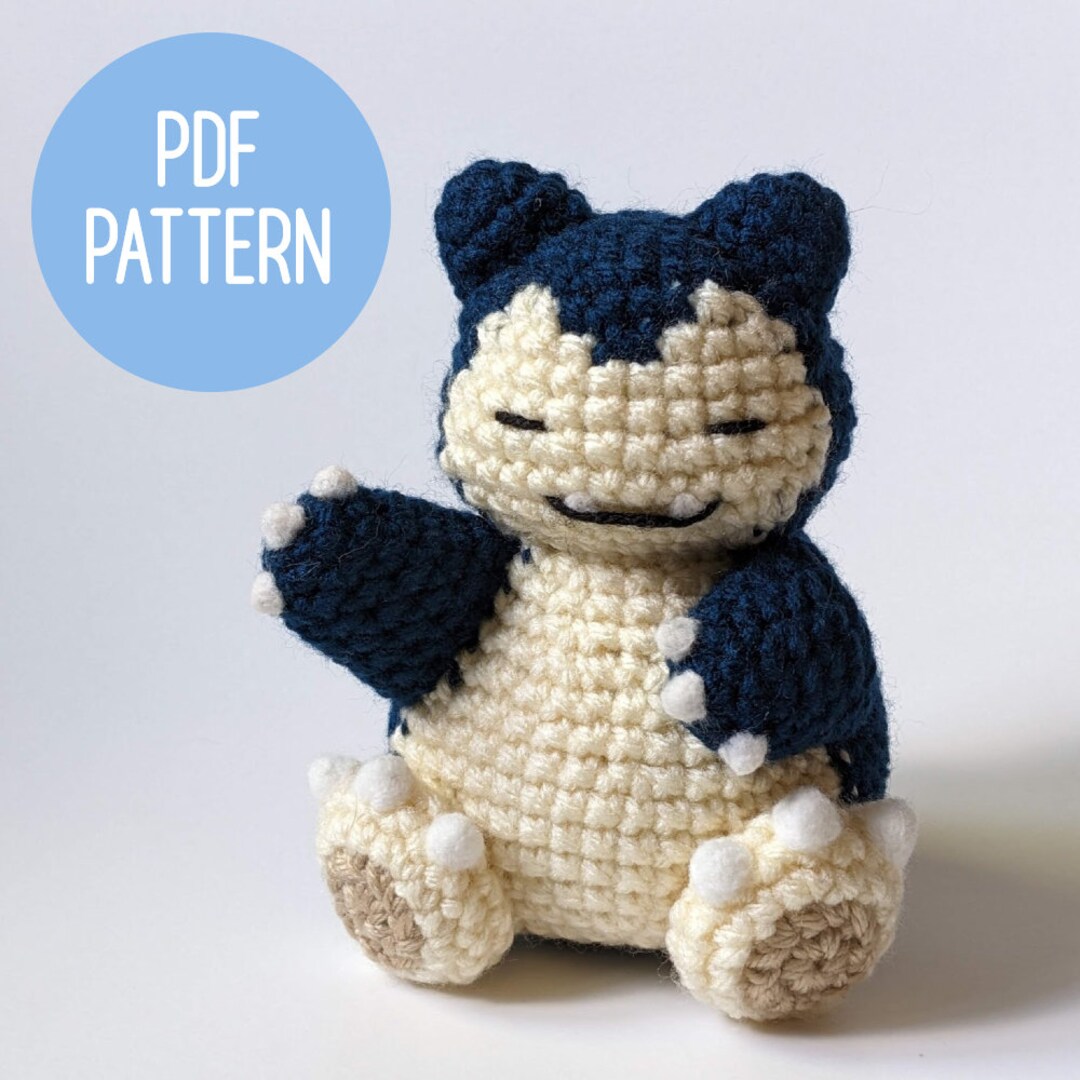 Snorlax Amigurumi Crochet Pattern - Etsy