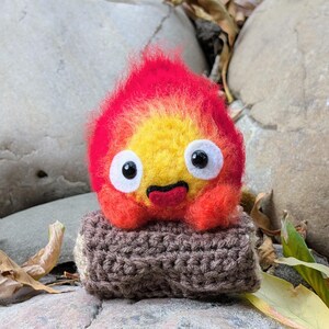 Calcifer Amigurumi Crochet Pattern - Etsy