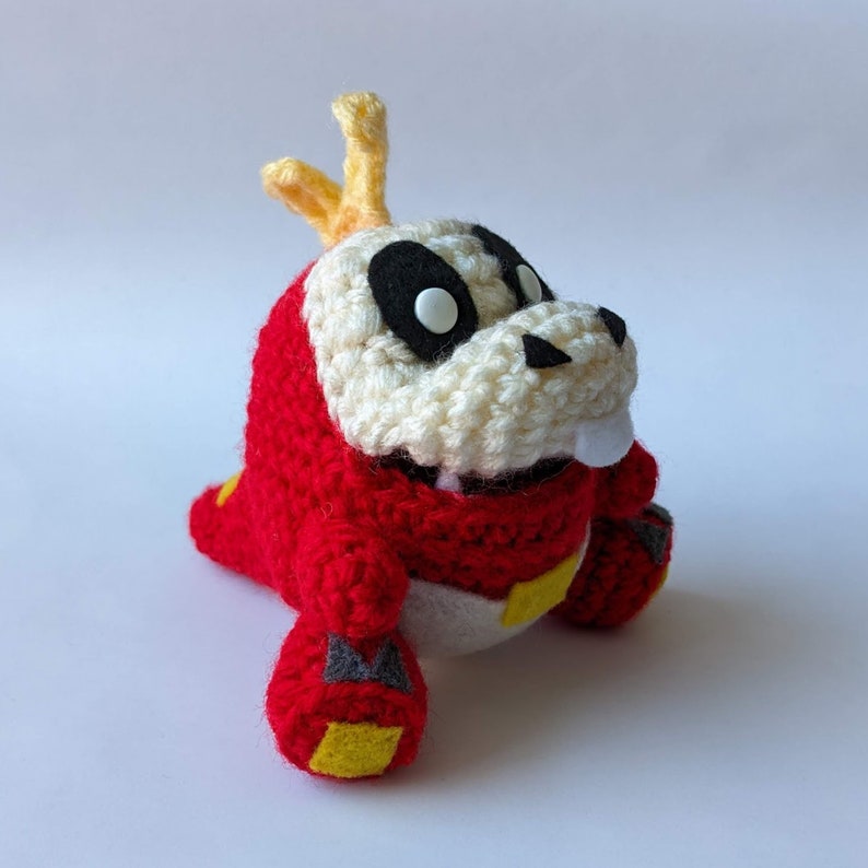 Fuecoco Crochet Amigurumi Pattern - Etsy