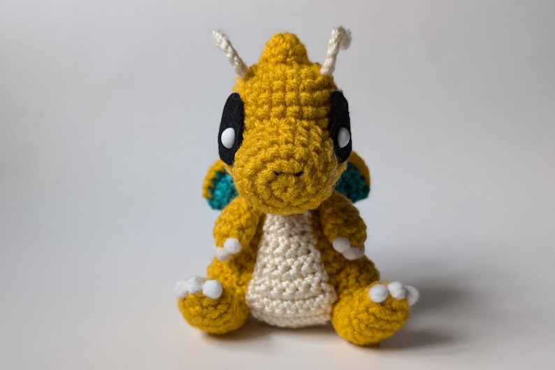Dragonite Amigurumi Crochet Pattern - Etsy