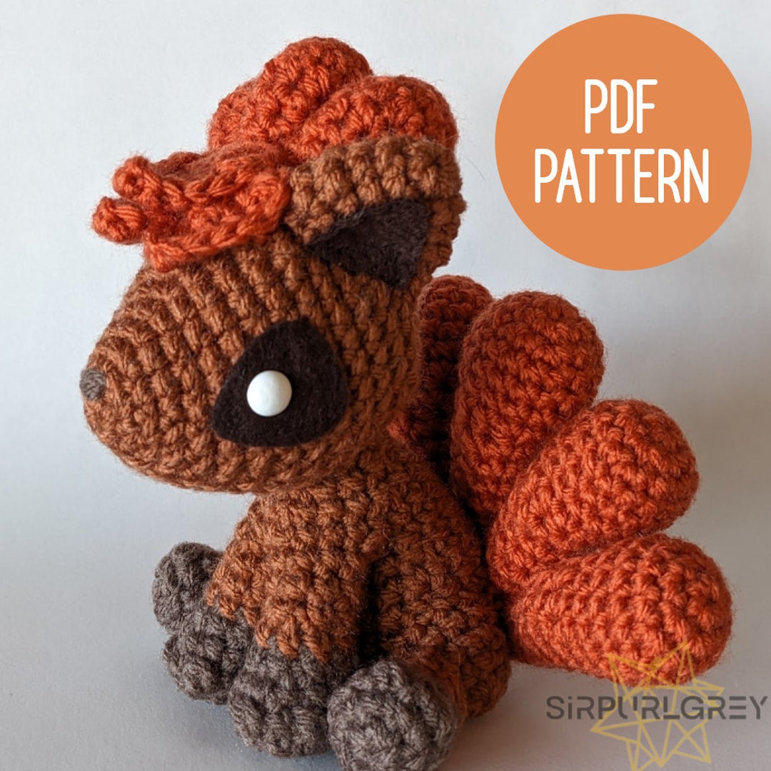 Vulpix Amigurumi Crochet Pattern - Etsy