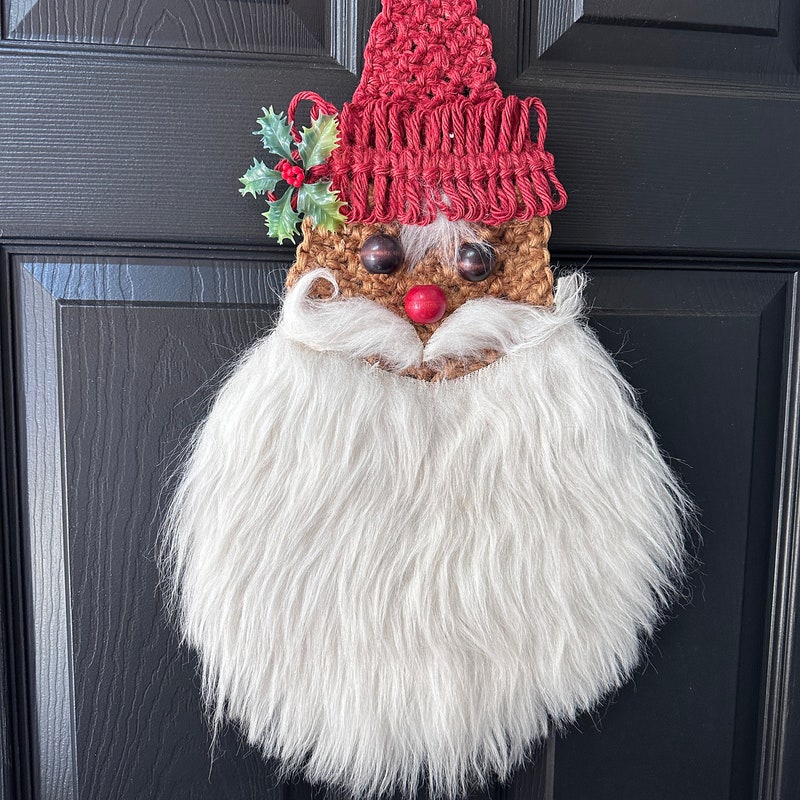 Macrame Santa - Etsy