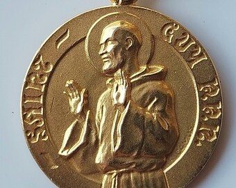 Saint Guy of Anderlecht Round Religious Medal - Etsy
