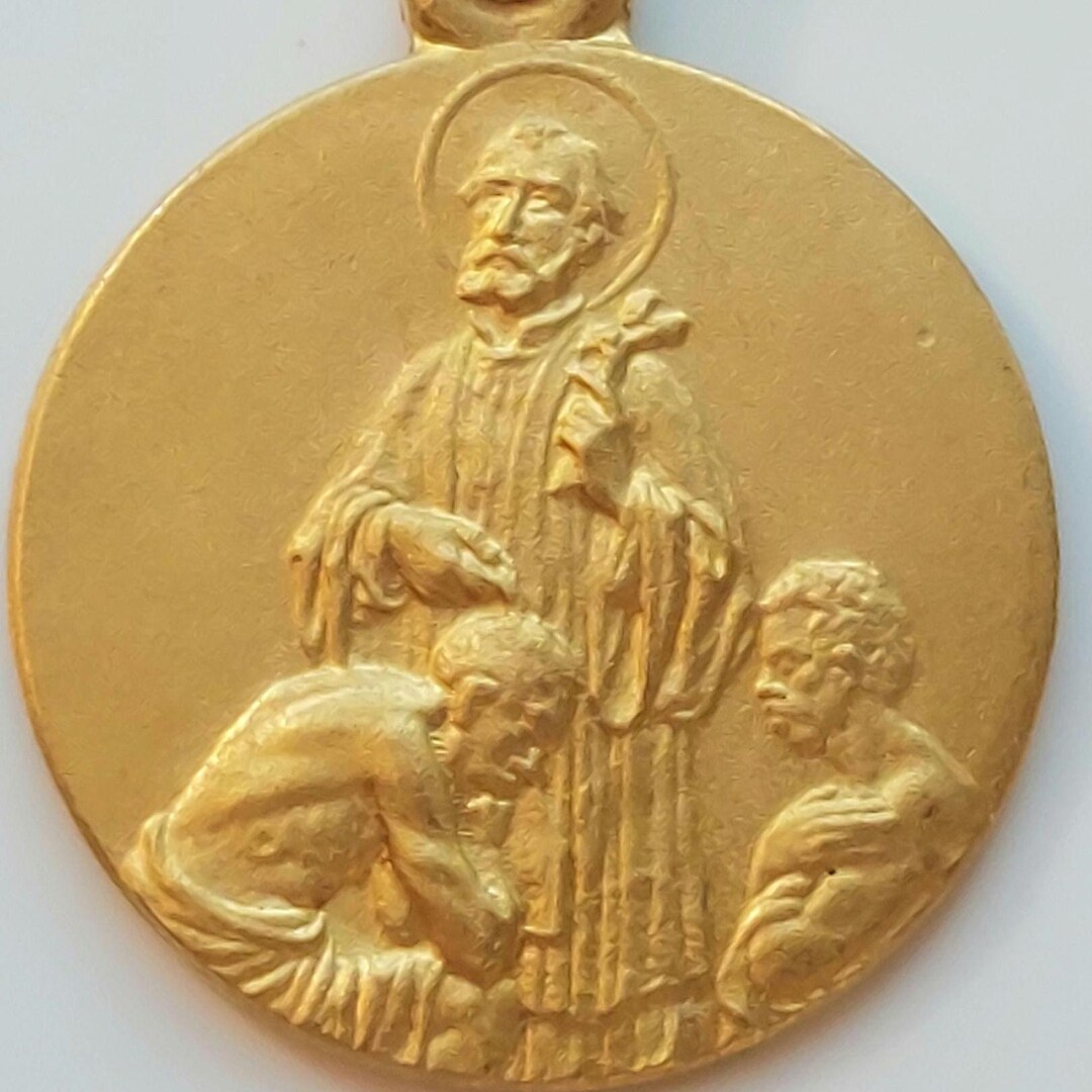 Vintage St Francis Xavier Gold-plated Medal—jesuit Co-founder, Navarre ...