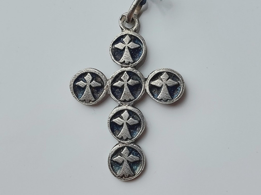 Silver Ermine Breton Cross—vintage Atao Feal Arvor/always Faithful ...