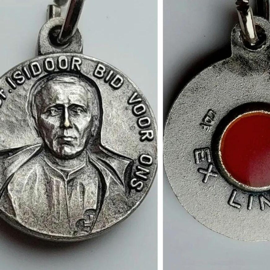 Isidore De Loor Relic Medal Pendant—ex Linteis Flanders, Belgium ...