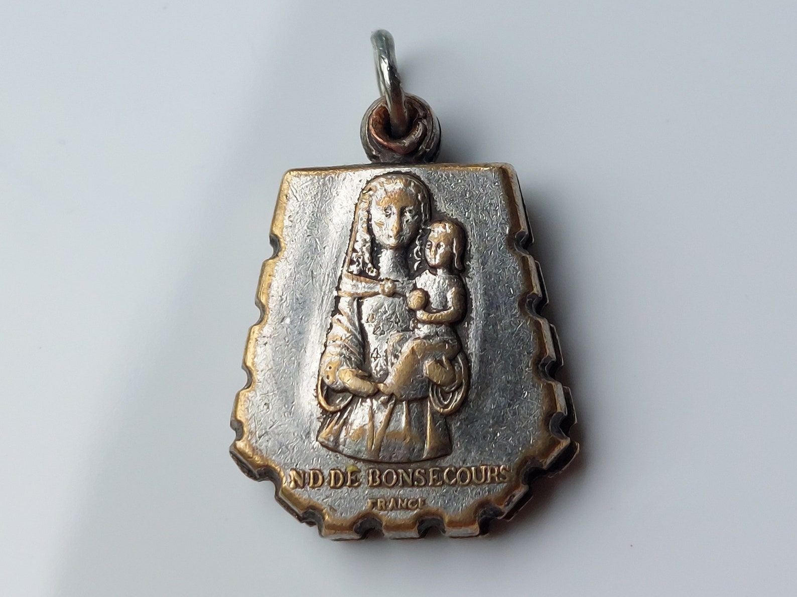 St. Marguerite Bourgeoys Sliding Tissue Relic Medal: Canada's First ...