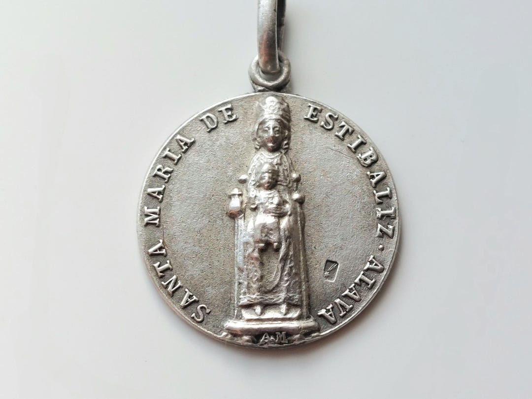 Vintage Estibaliz Silver Medal—santa María De Estíbaliz Church, Alava ...