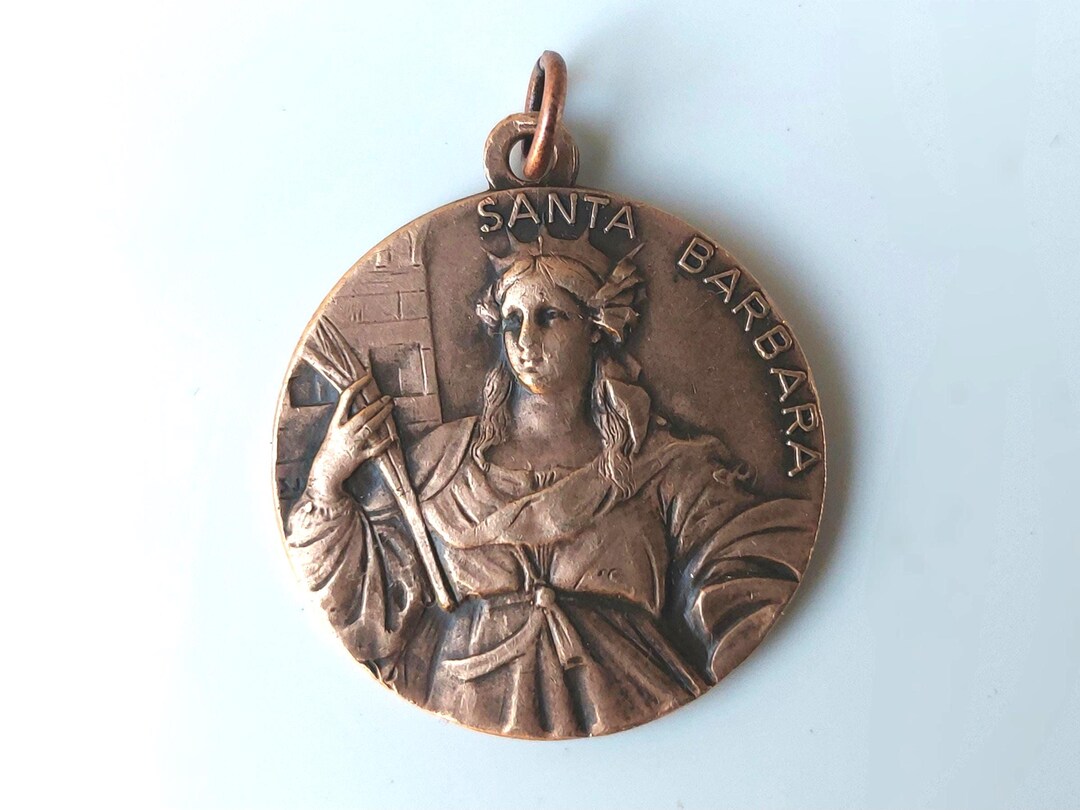 Vintage WWII St Barbara Medal: Italian Infantry Engineers ...