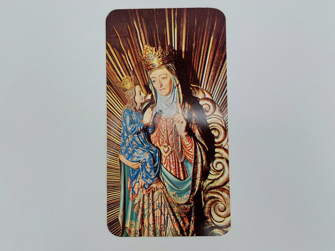 Vintage Relic Card of St Anne De Beaupre—ann, Mother of Mary/patron ...