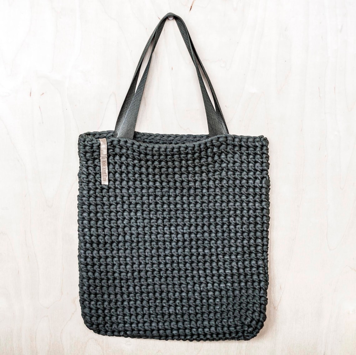 Zipper Tote Crochet Chunky Yarn Video Tutorial and Pattern/ - Etsy