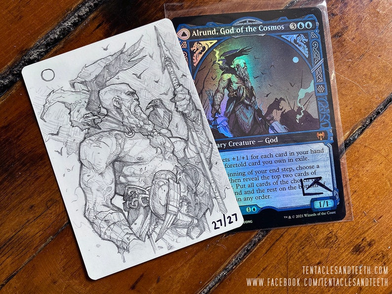 Uro Titan of Natures Wrath Showcase Magic the Gathering - Etsy
