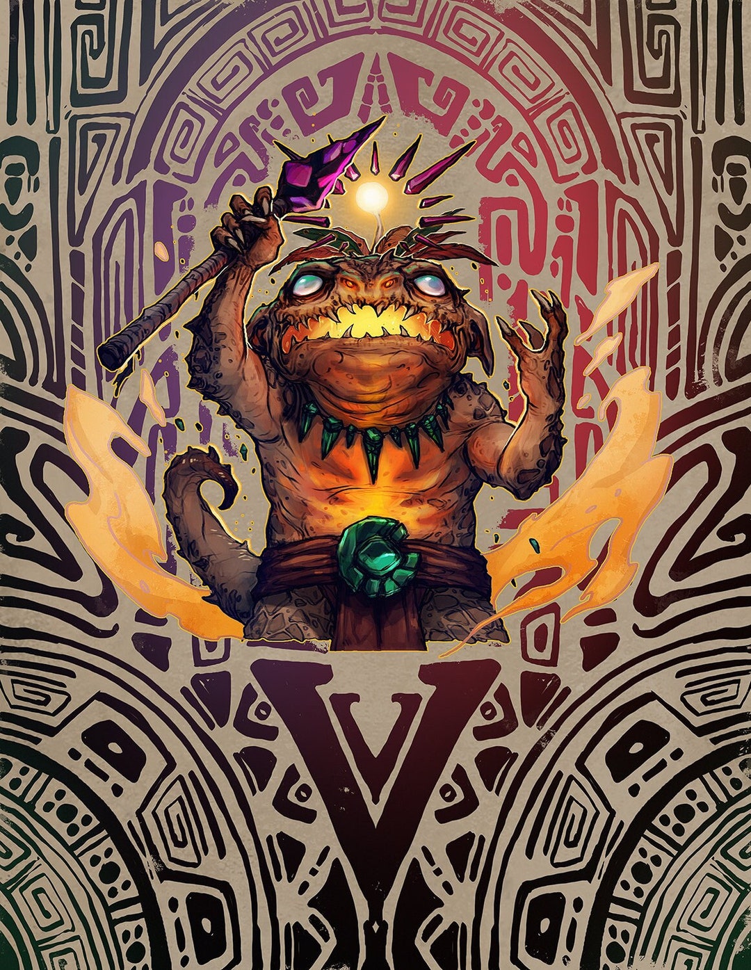 Zoyowa Lava-tongue Limited Edition Lithograph Art Print Signed and ...