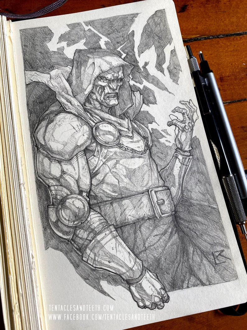 Original Character Bust Drawing of Your Choice - Etsy