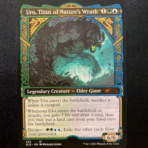 Uro Titan of Nature’s Wrath Showcase - Magic the Gathering Artist Proof ...
