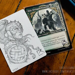 Maja Bretagard Protector Showcase - Magic the Gathering Artist Proof ...