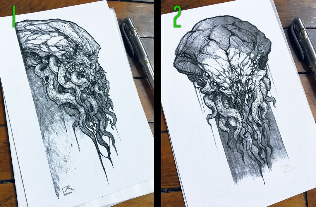 6x9 Archival Sketch Prints Signed - Page 1 - Etsy