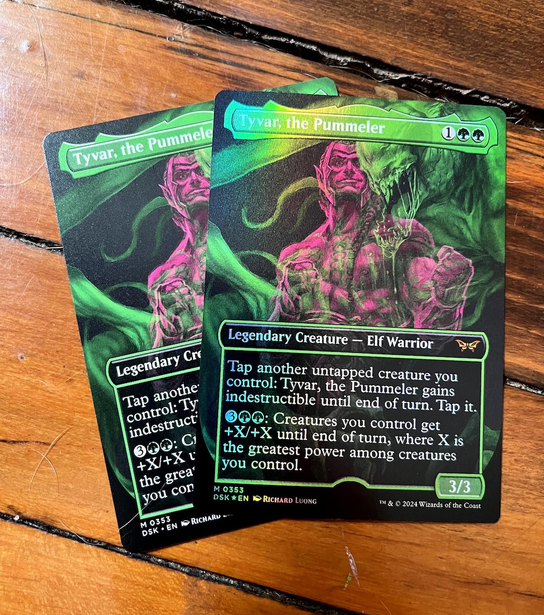 Tyvar Kell, the Pummeler Showcase - Magic the Gathering Artist Proof ...