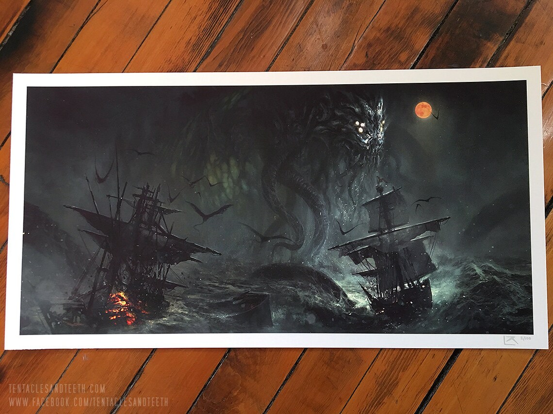 Cthulhu Art Print - Etsy