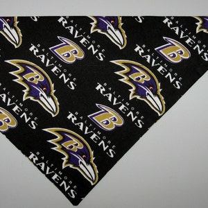 NFL Baltimore Ravens Dog Bandana Scarf-Double Sided/Slide over | Etsy