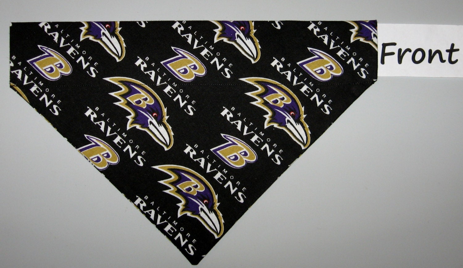 NFL Baltimore Ravens Dog Bandana Scarf-Double Sided/Slide over | Etsy