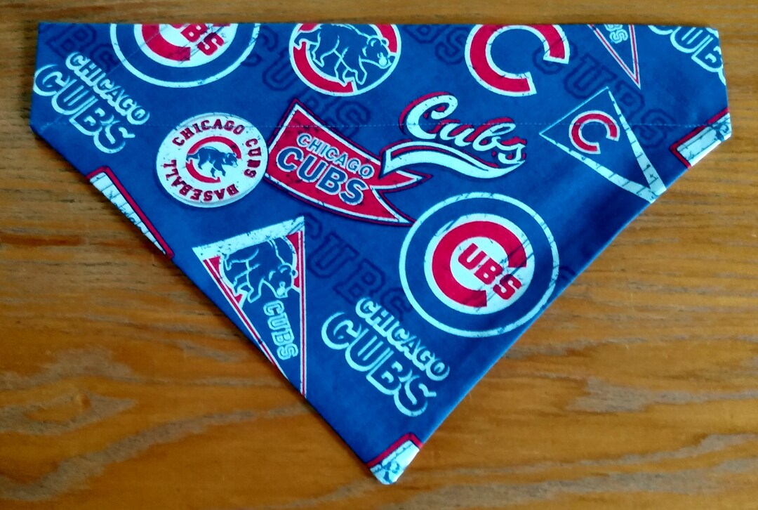 MLB Chicago Cubs Dog Bandana Scarf-over the Collar/double Sided-size ...