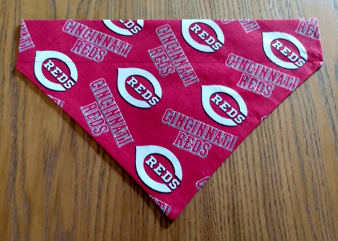 MLB Cincinnati Reds Dog Bandana Scarf-over the Collar/double Sided-size ...