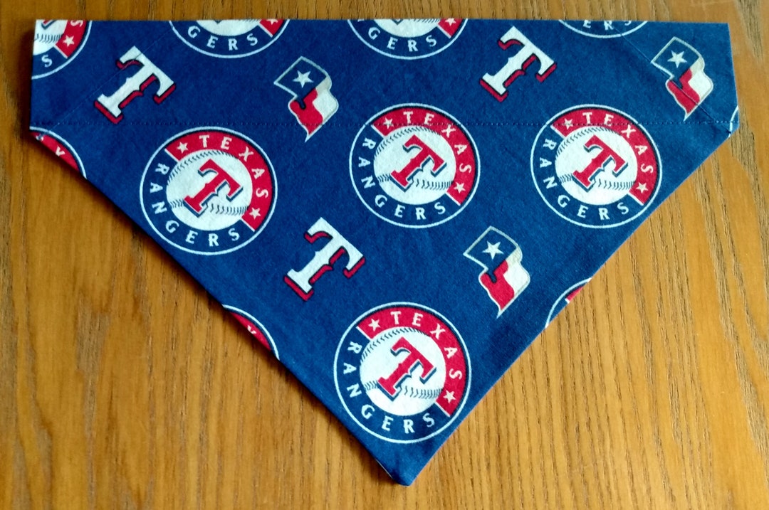 MLB Texas Rangers Dog Bandana Scarf-over the Collar/double Sided-size ...