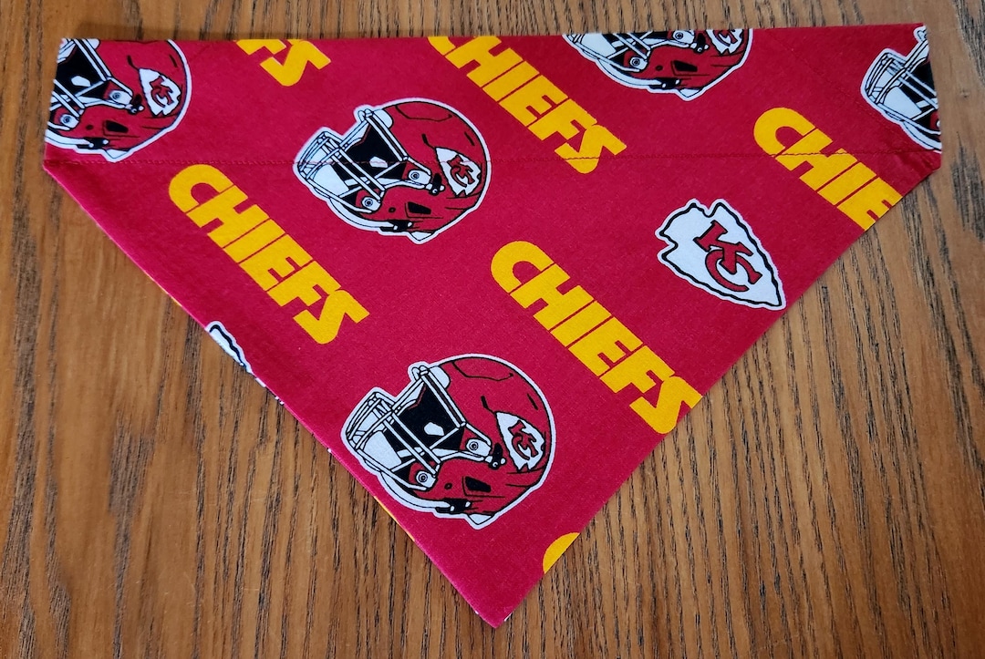 NFL Kansas City Chiefs Dog Bandana Scarf-over the Collar/double Sided ...