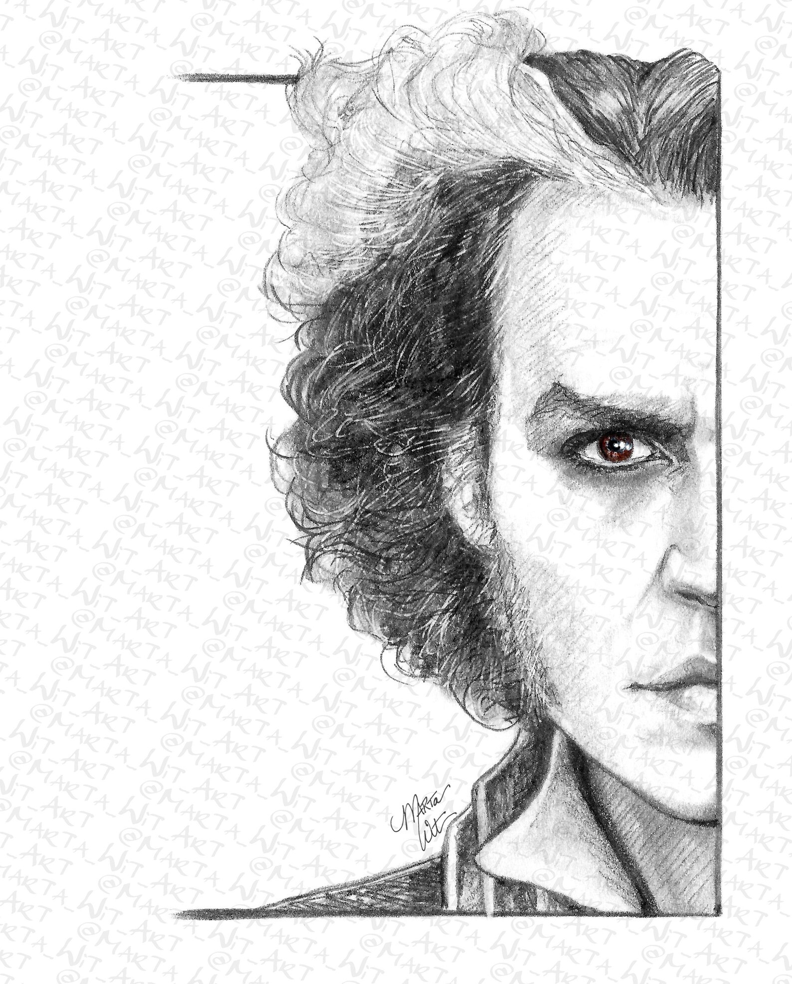 CUSTOM - Fan Art Print - Johnny (8x10) - Etsy