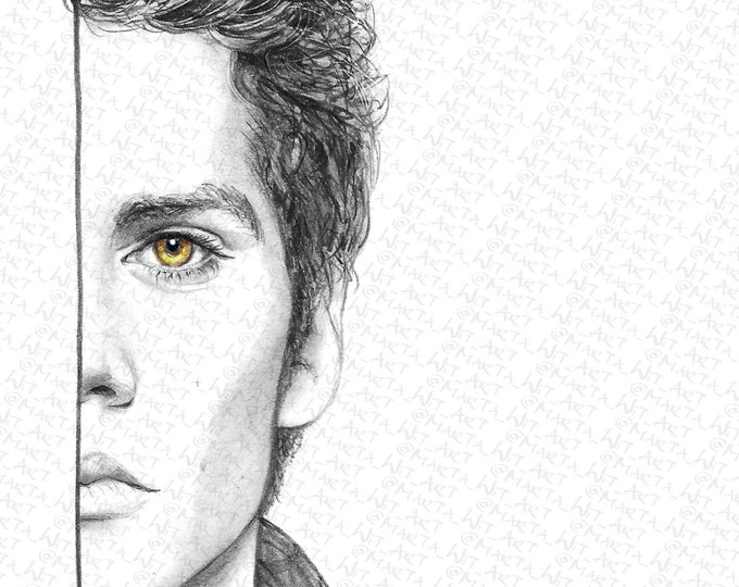 Tnwf02 - Fan Art Print - Stiles Stilinski - Etsy