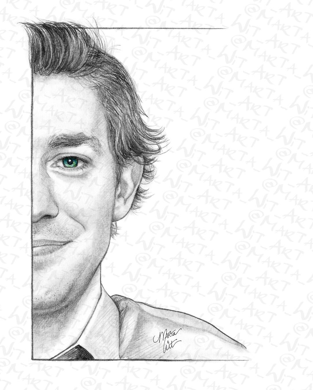 TO04 - Fan Art Print - Jim Halpert - Etsy