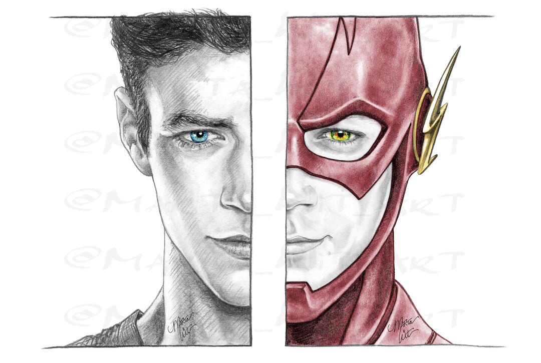 DC00P - the Fastest Man Alive Poster (12x18) - Etsy