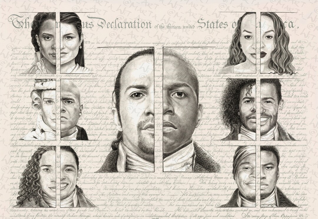 HAM00P - HAMILTON Declaration Poster (13x19) - Etsy