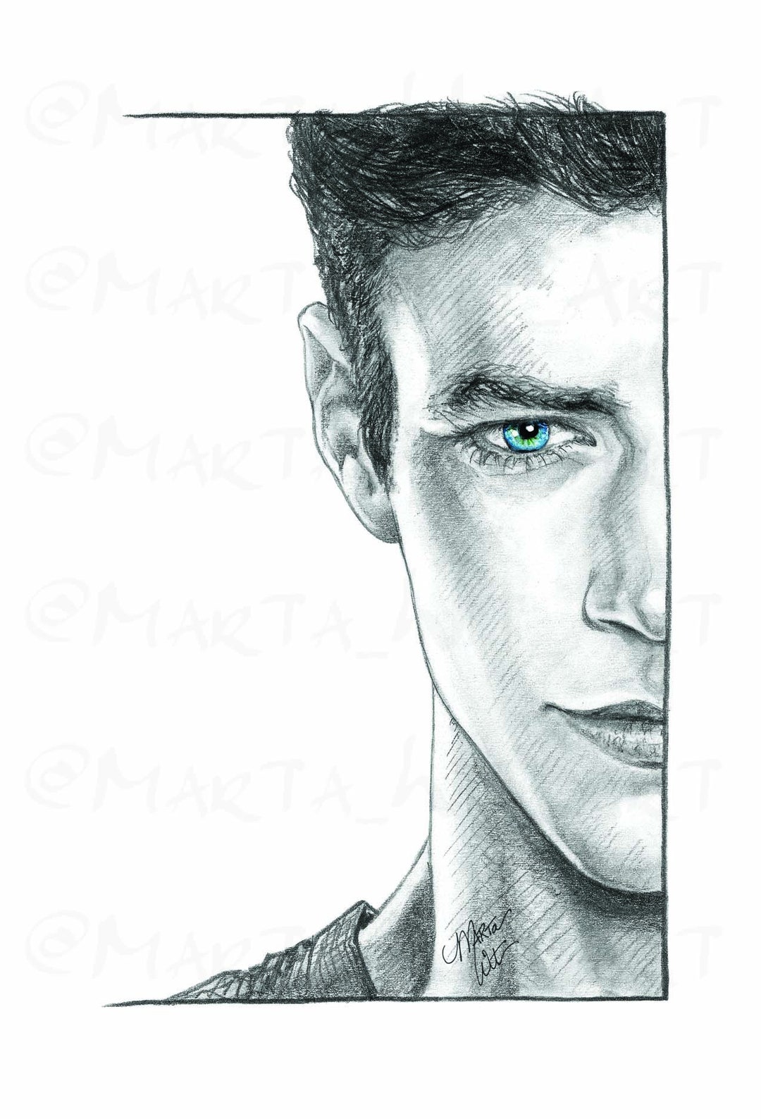 DC07B - Fan Art Print - Barry Allen - Etsy
